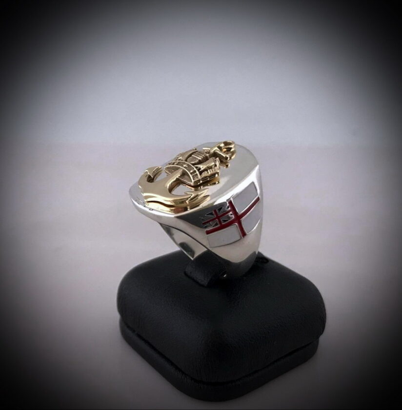 Royal Navy Bespoke Sterling Silver Ring