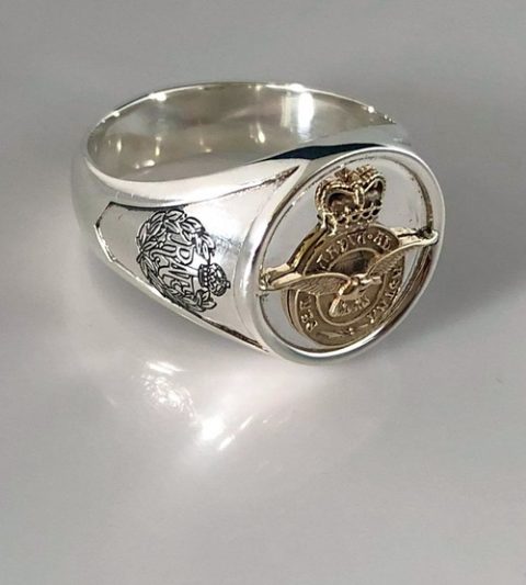 Royal Air Force Ring 16 mm Round